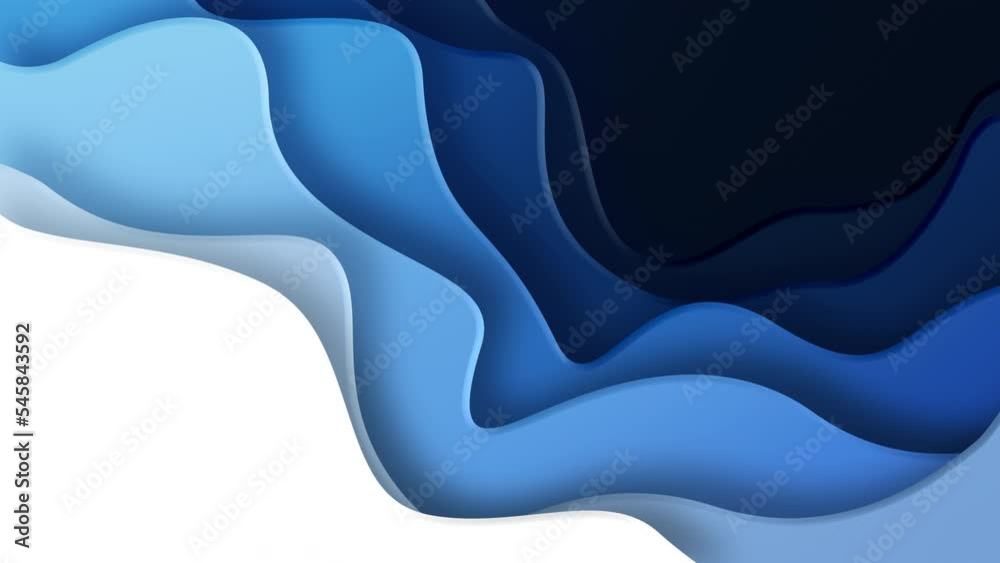 Video Stock Paper cut background. Abstract realistic paper decoration ...