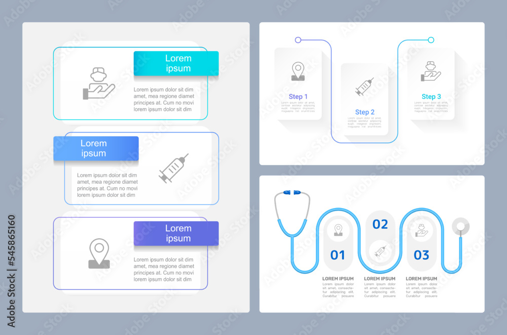 Public health importance infographic chart design templates set ...
