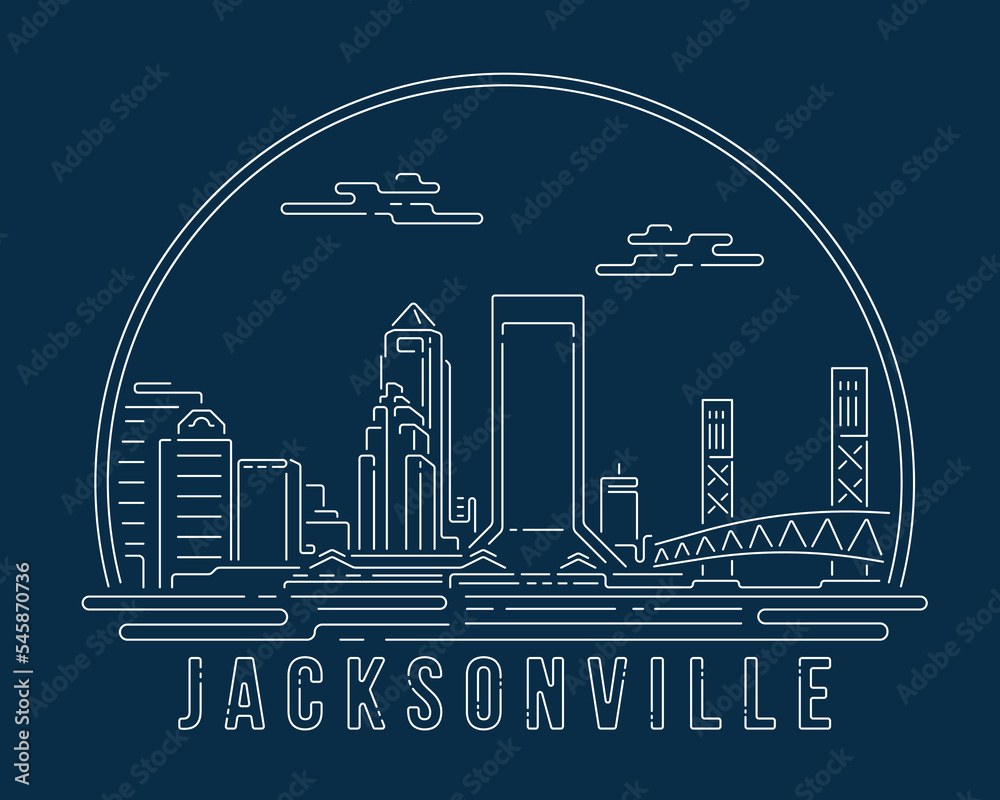 Cityscape with white abstract line corner curve modern style on dark ...