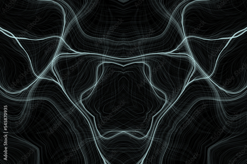 Silk Lines texture acting like nerves on a black screen, backdrop ...