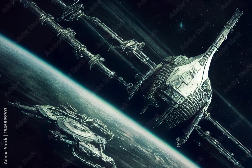 Sci Fi Space Station Layout