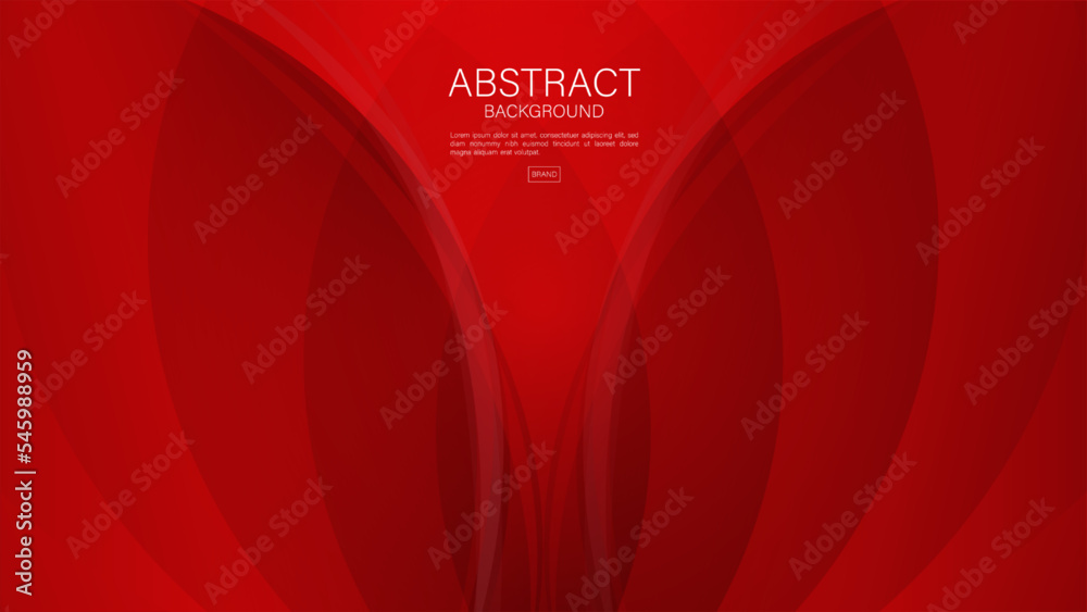 Red abstract wave background, wave pattern, Geometric vector, Minimal ...