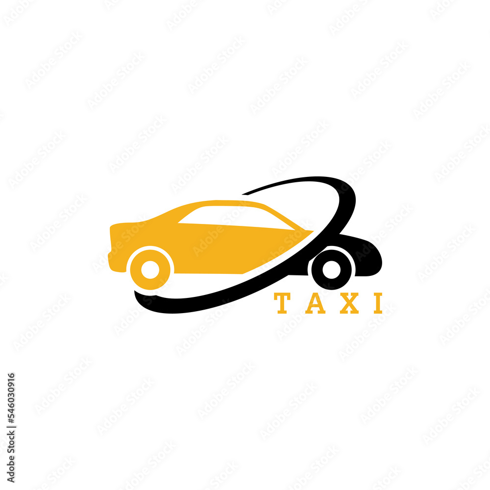 Car, Taxi service logo Isolated on white background Stock Vector ...