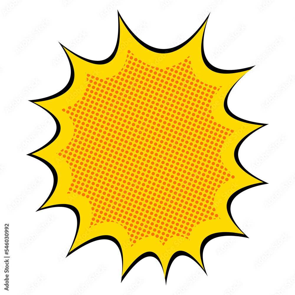 Yellow halftone background PNG illustration with transparent background ...