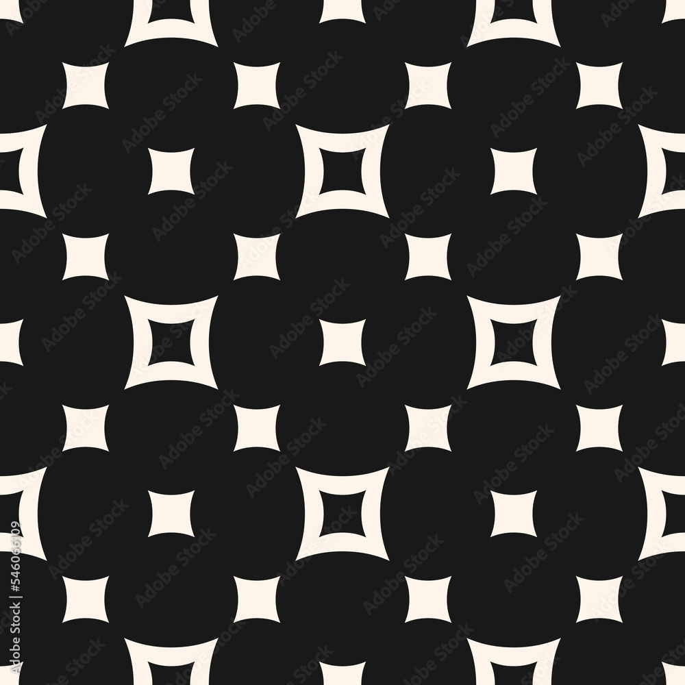 Vector minimalist seamless pattern with small squares, grid. Abstract ...