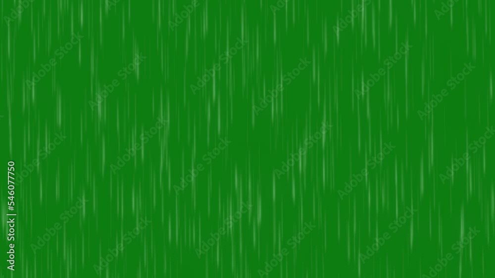 Fast rain falling on Green Screen Background, Realistic 3d Rain ...