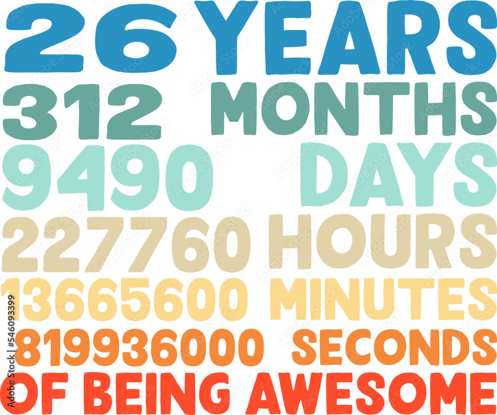 My twenty-sixth birthday svg/png/jpg, my 25th birthday svg vector cut ...