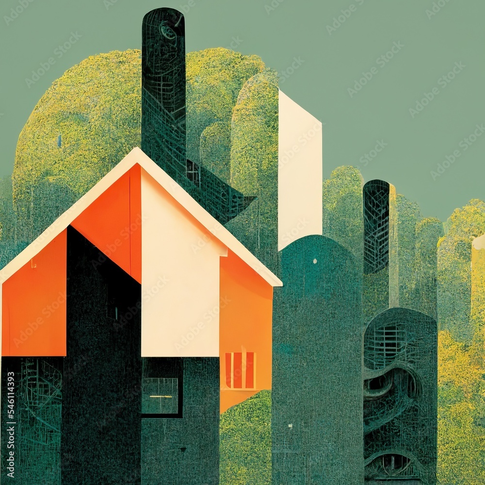Net zero houses, futuristic eco house environmentaly friendly housing ...