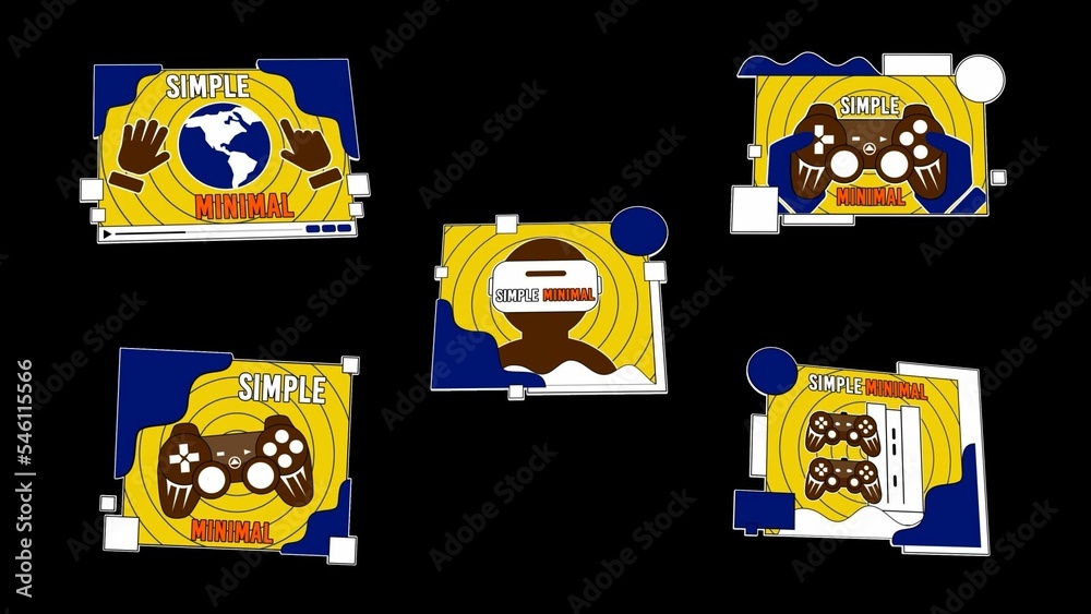 Simple Minimalist Animation Stock Template | Adobe Stock