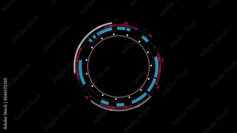 PNG Alpha.Circle HUD technological futuristic elements.Sci Fi circle ...