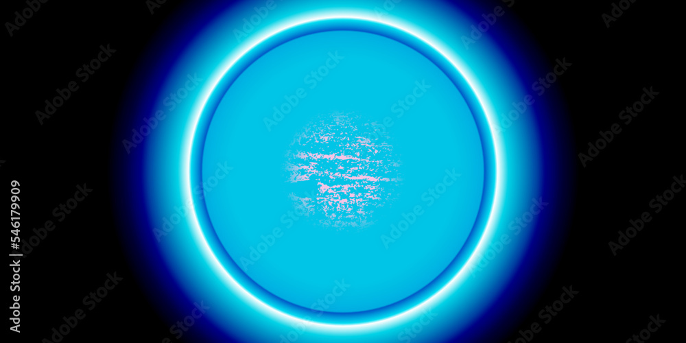 blue and multi-colored effect on the circle point abstract background ...