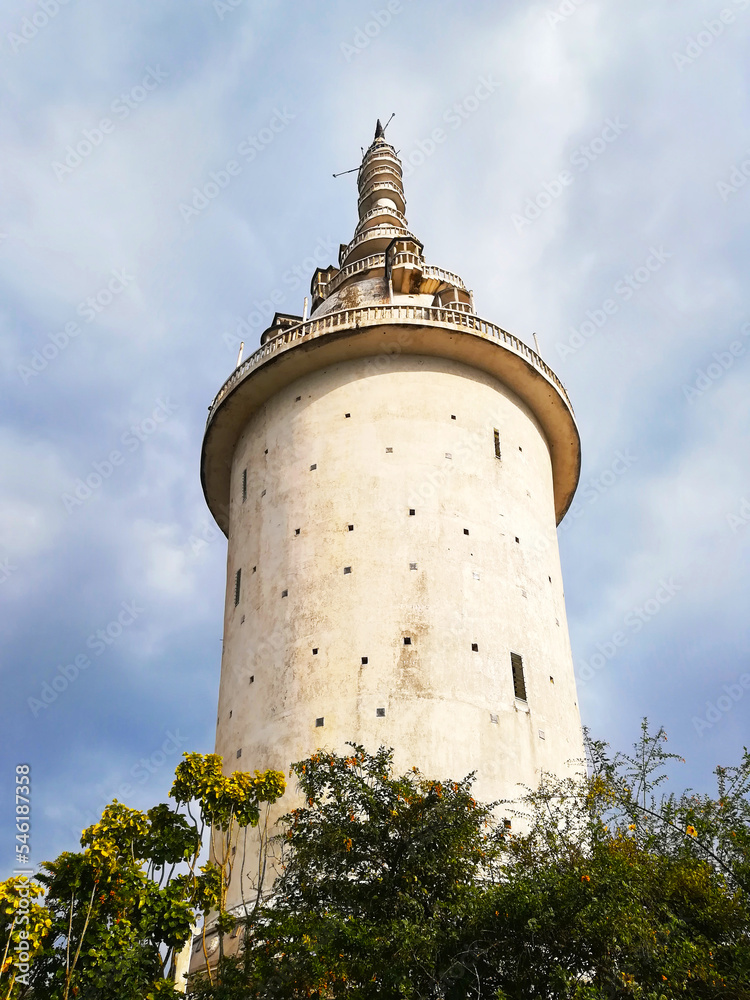 Ambuluwawa Temple, Gampola, The views of the surrounding valleys and ...