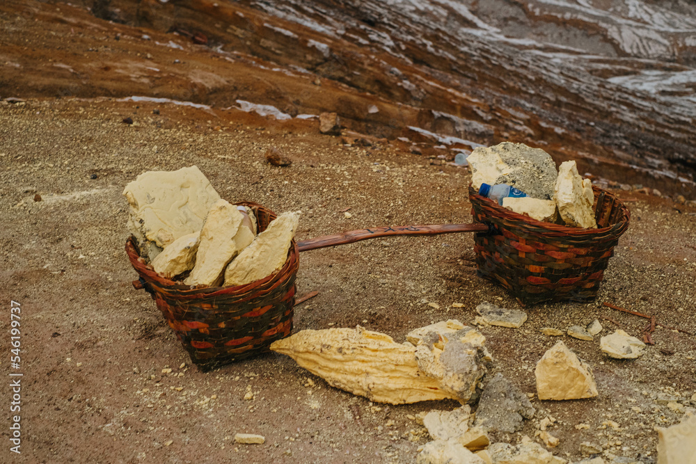 Foto de Handmade basket that made by local residents of Mount Ijen that ...