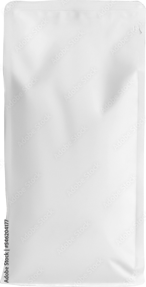 Mockup transparent white coffee pouch, png, stabilo pack for tea. Stock ...