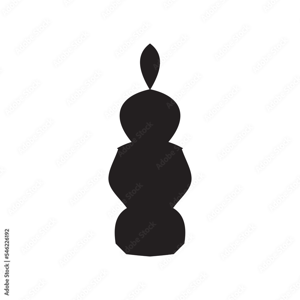 Guru icon. Simple style poster swami meditating course big sale ...