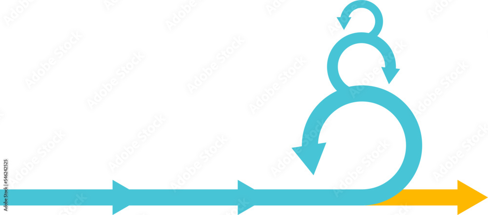 Scrum info graphic diagram element vector set illustration. Agile ...