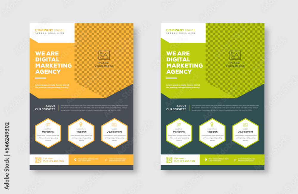 Creative corporate trendy unique business professional marketing agency ...