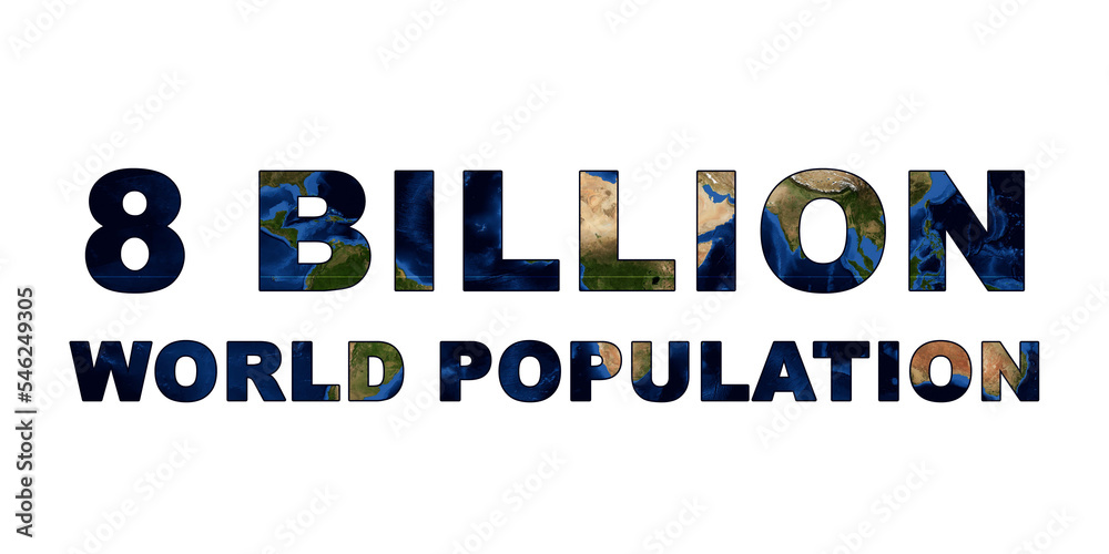 World Population Map By Billions