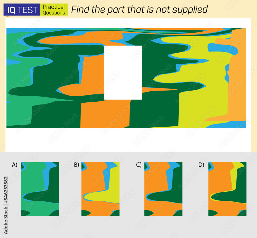 Visual intelligence questions IQ TEST, visual intelligence questions ...