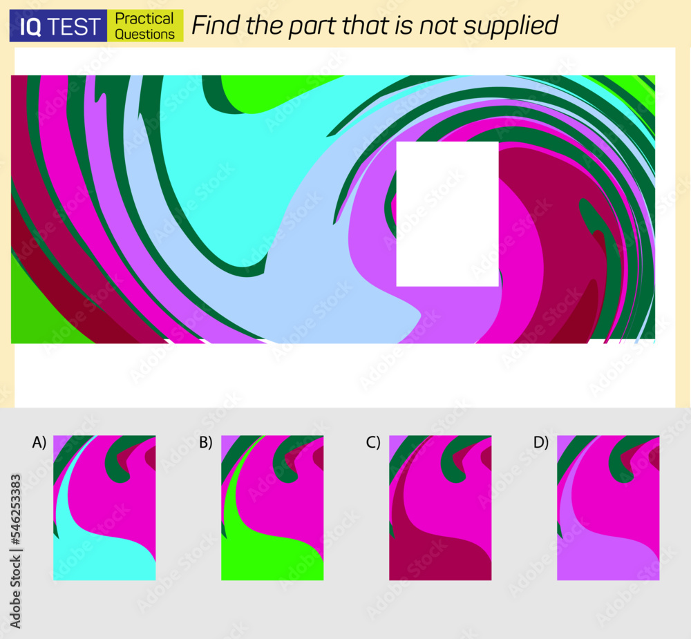Visual intelligence questions IQ TEST, visual intelligence questions ...