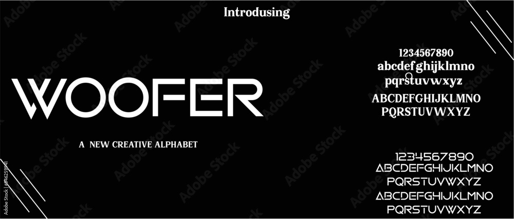 Classic typography font. Uppercase, lowercase, ligatures, ampersand ...