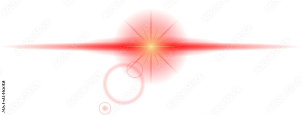 lens flare red light effect Stock Illustration | Adobe Stock