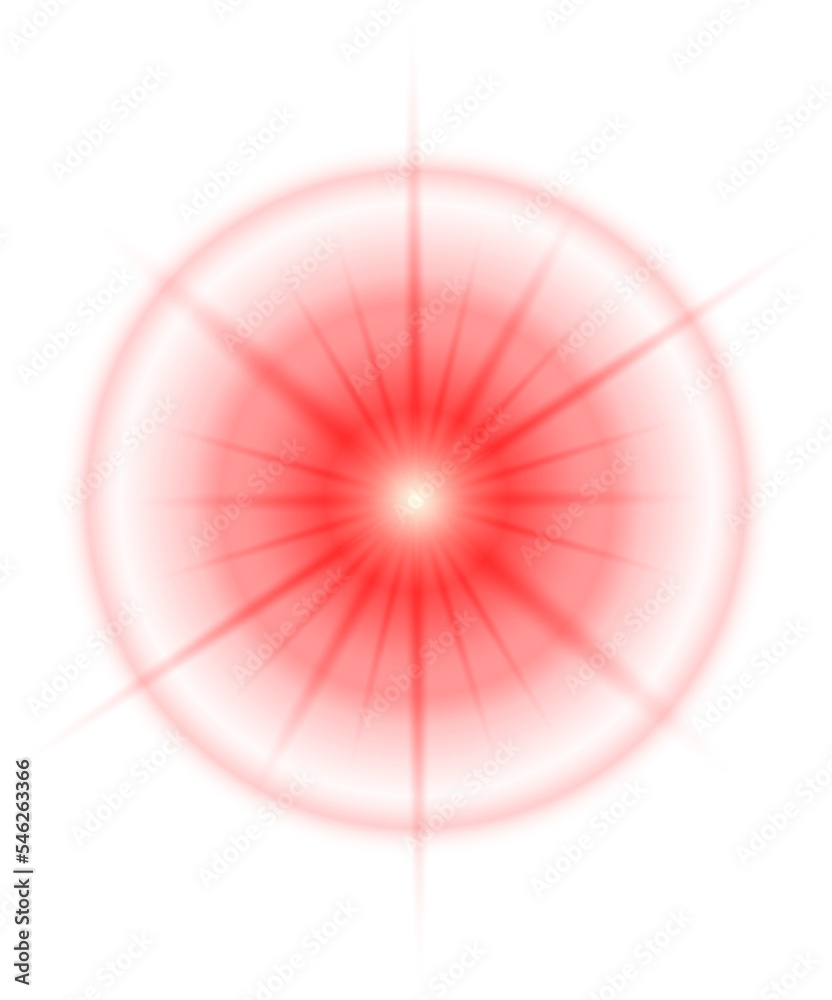 lens flare red light effect Stock Illustration | Adobe Stock
