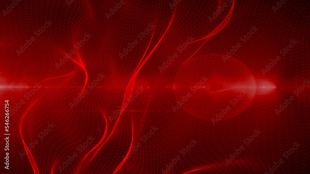 red electricity particle form, futuristic neon graphic Background ...
