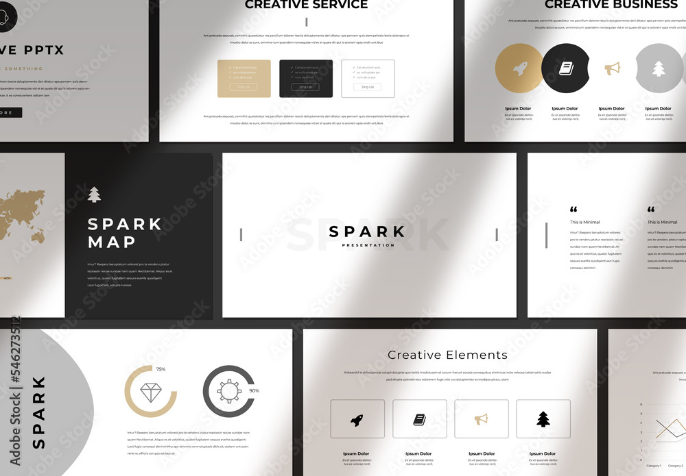 Creative Presentation Layout Stock Template | Adobe Stock