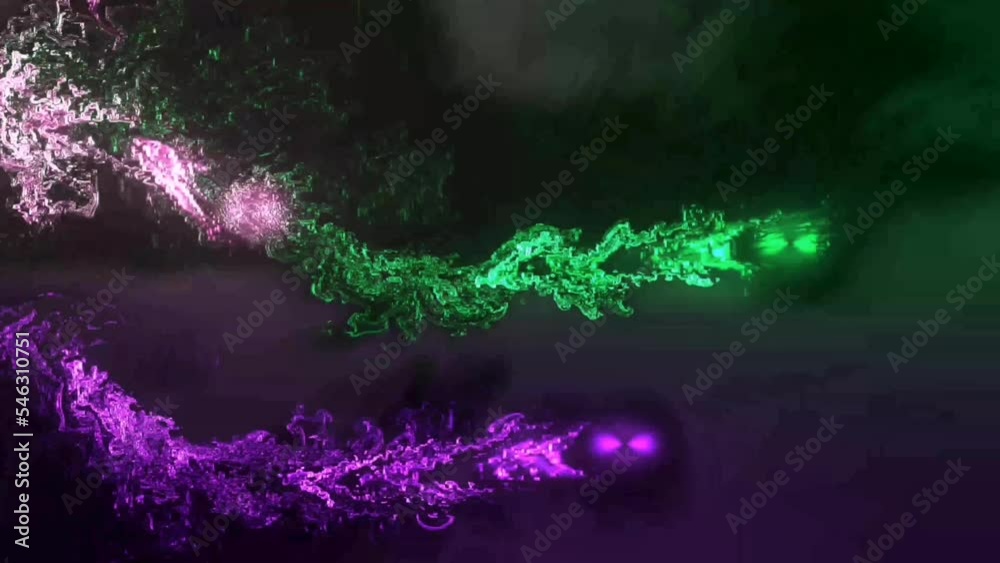 Opening announcement. Grand opening ceremony. Program starting video ...