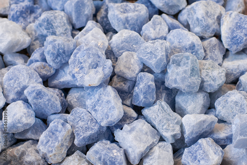 cross-section of a white hollow stone with crystal inside with ...