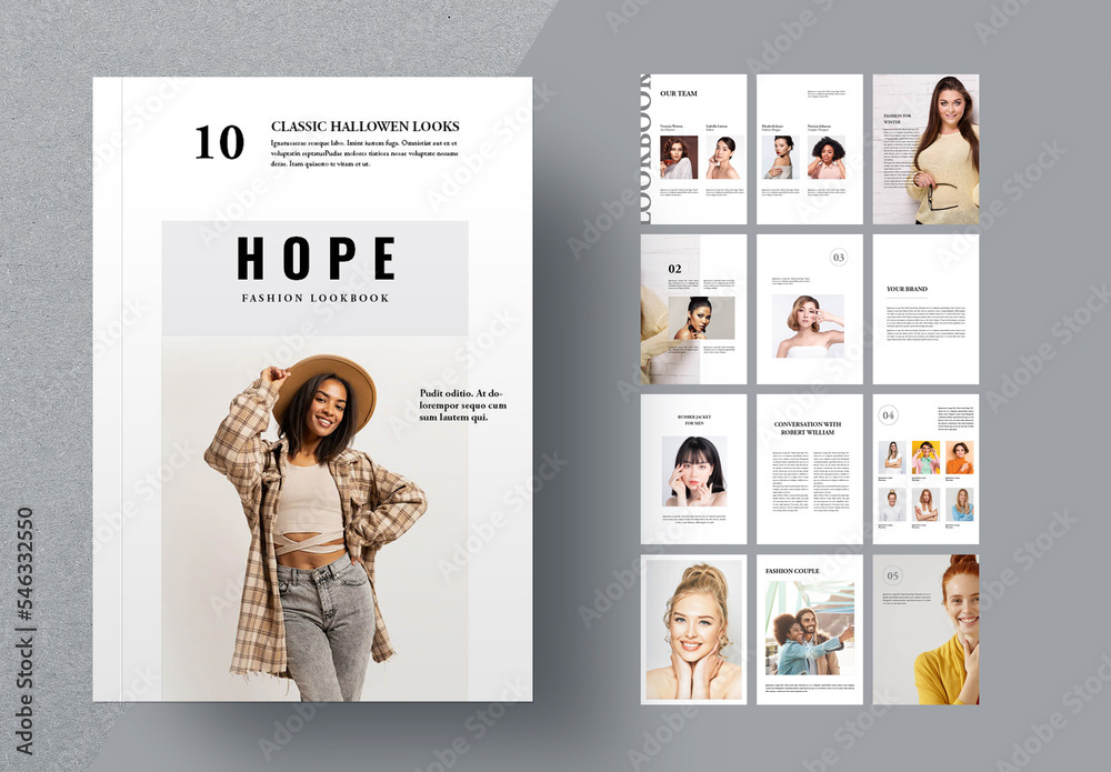 Hope Magazine Stock Template | Adobe Stock