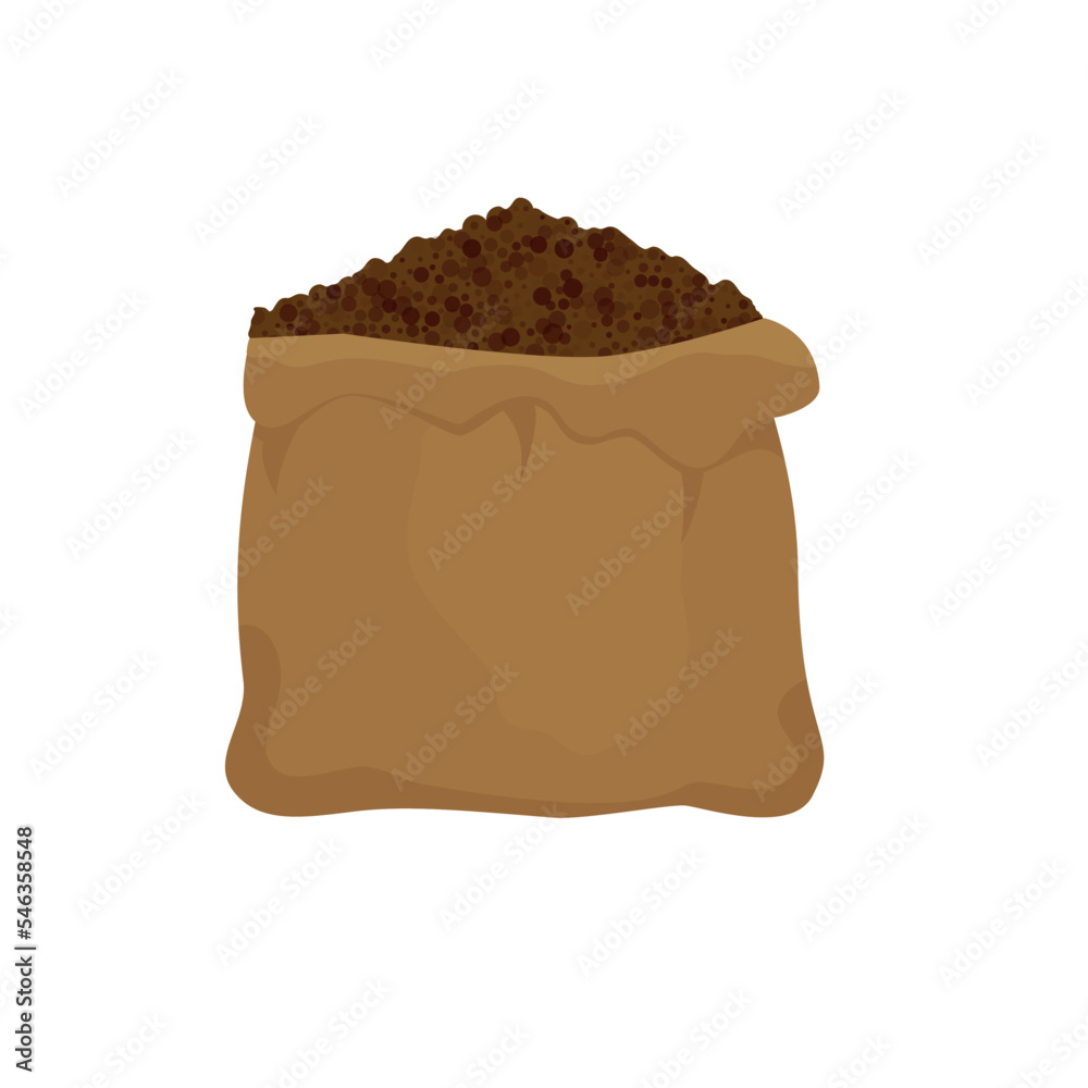 Compost bin icon. Waste clipart isolated on white background Stock ...