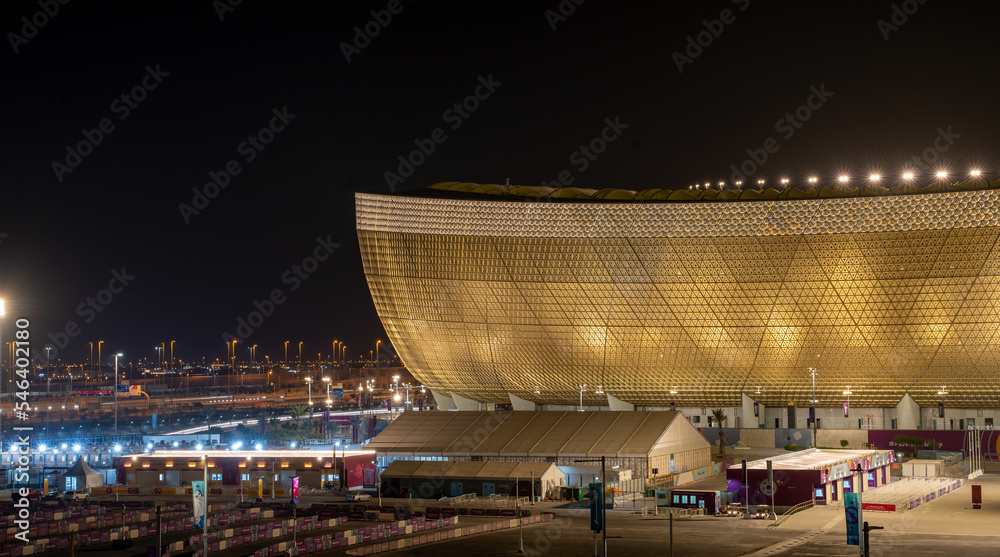 Lusail Iconic Stadium or Lusail Stadium Stock Photo | Adobe Stock