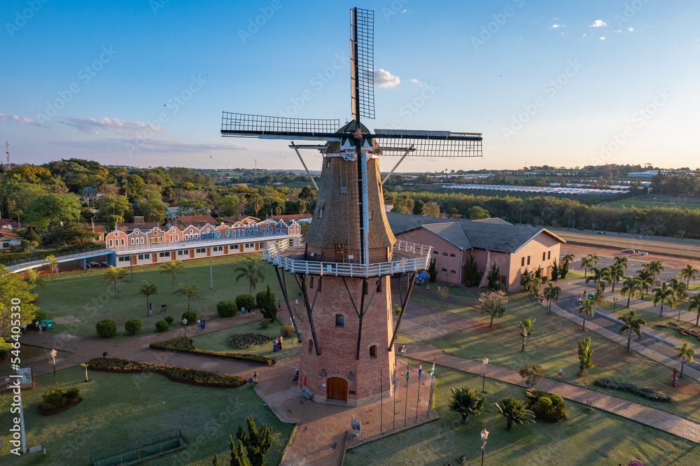 Holambra, Sao Paulo, Brazil - Circa October 2022: holambra aerial view ...