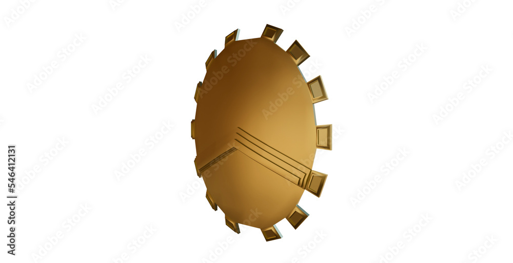 Spantan shield redesign icon 3D Illustration Stock Illustration | Adobe ...