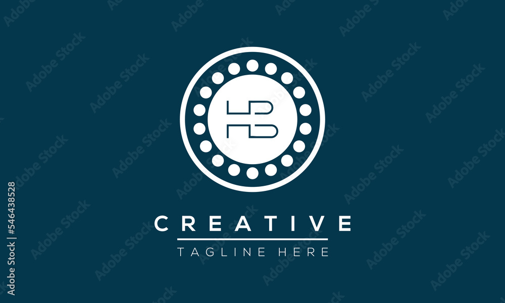 Initial HB Letter Logo With Modern Typography Vector Template. Creative ...