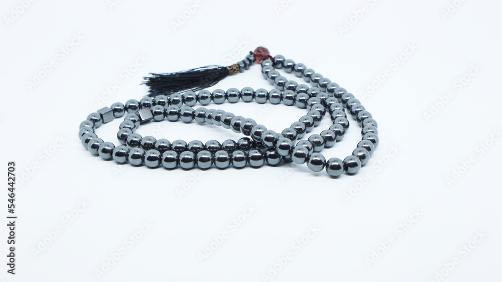 tasbih from silver berries as a counting tool in Muslim worship after ...