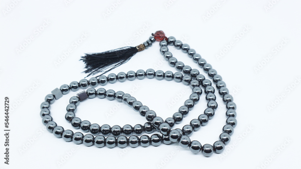 tasbih from silver berries as a counting tool in Muslim worship after ...