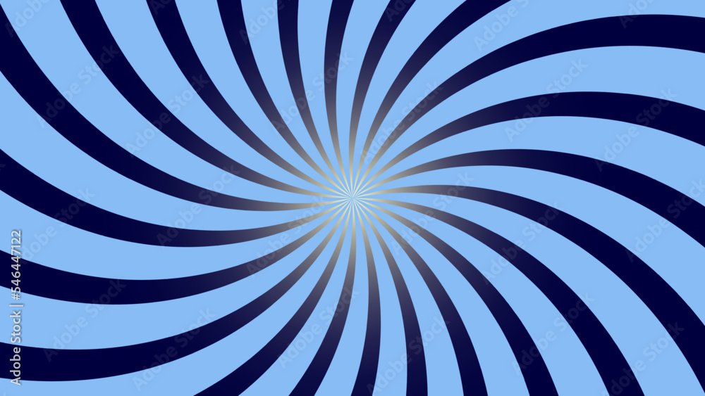 aesthetic blue spin spiral sunburst background illustration, perfect ...