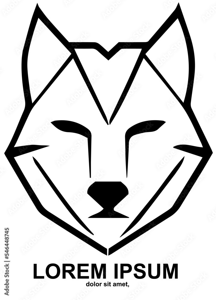 tattoo design tribal wolf tribal tattoo Polynesian ethnic black and ...