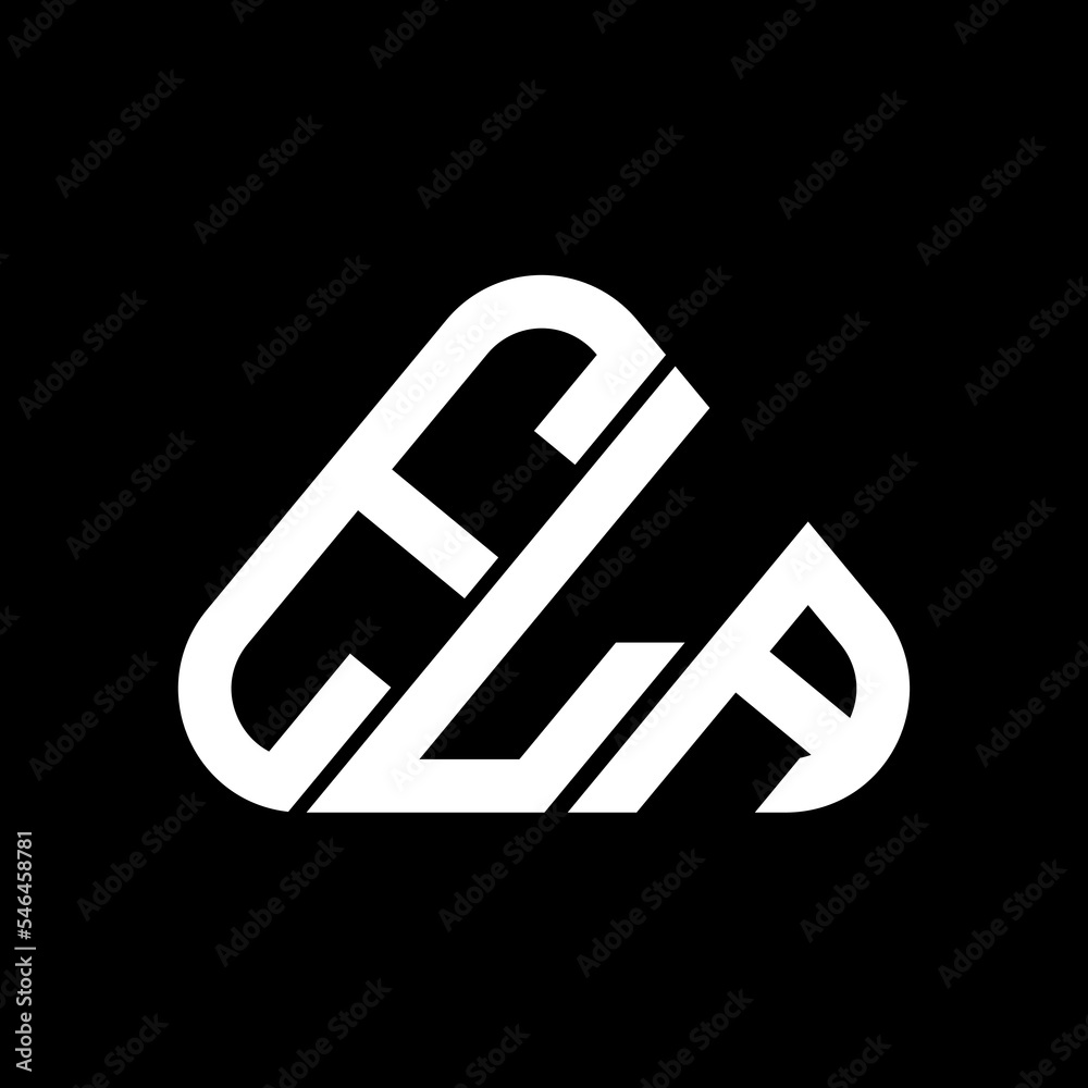 ELA letter logo creative design with vector graphic, ELA simple and ...