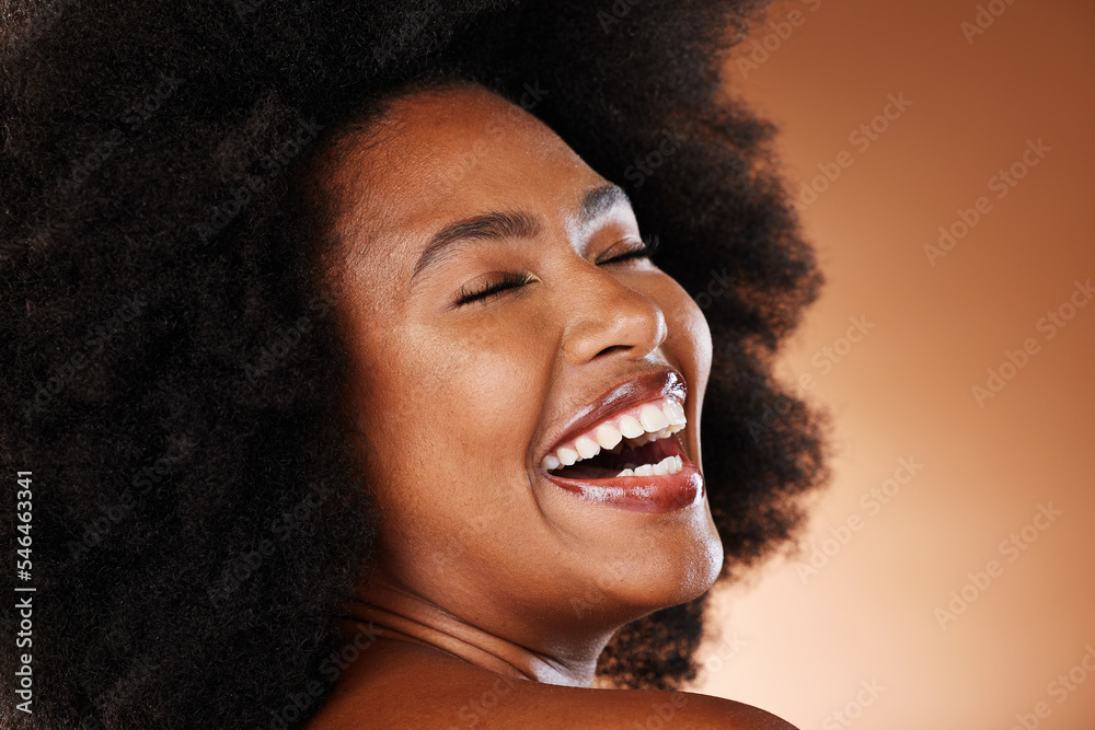 Laughing Woman Face