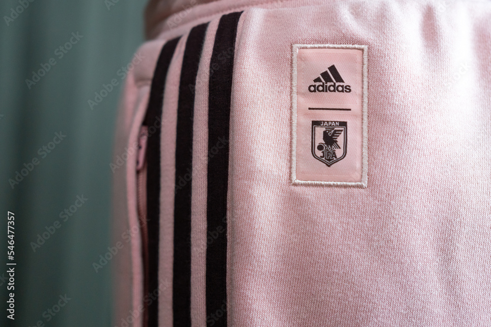 Thailand - Nov 2022: Adidas launch the sportswear collection which is ...