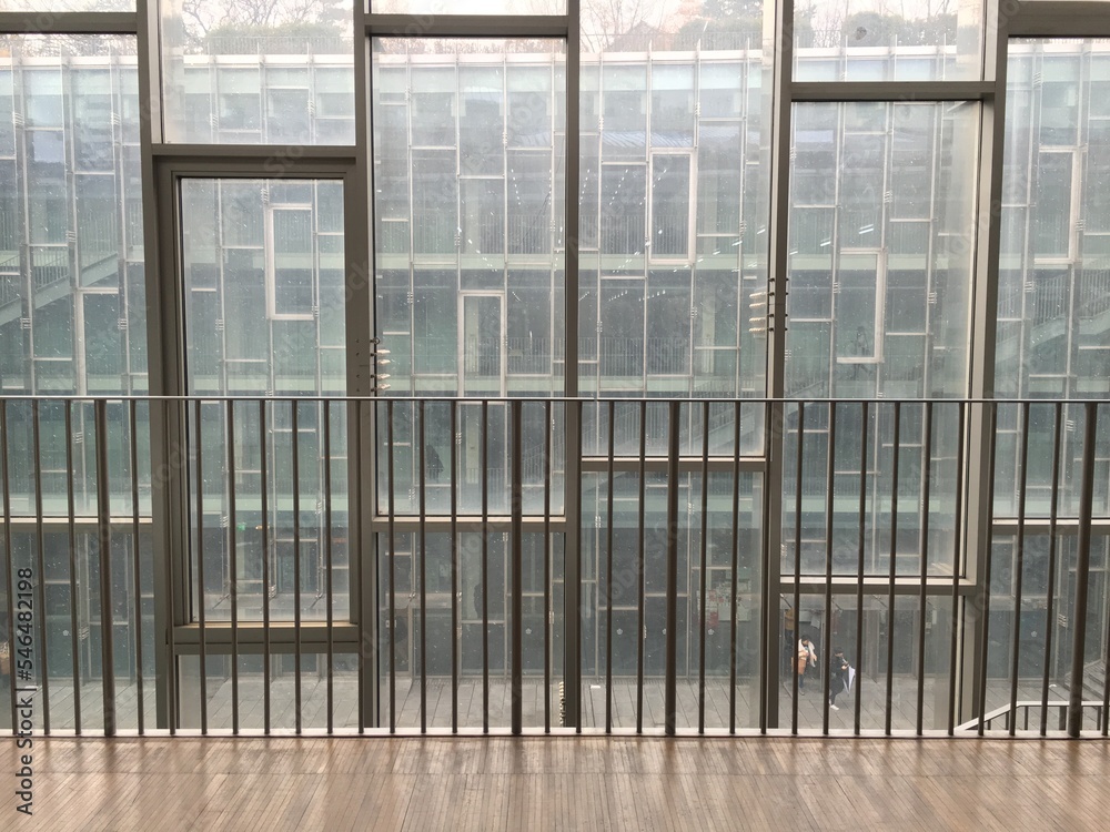 ecc, window, Ewha Womans University, unusual building, window, glass ...