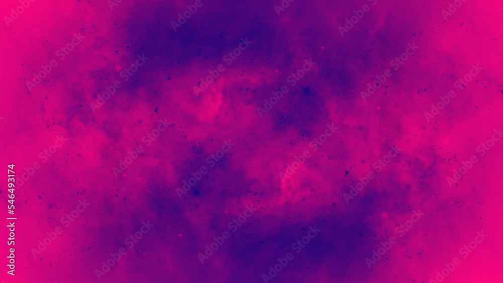 Abstract cosmic fuchsia neon paper textured aquarelle canvas for modern ...
