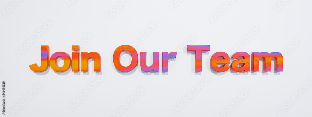 Join our team, be a part of a organized group. Doing soemthing together ...