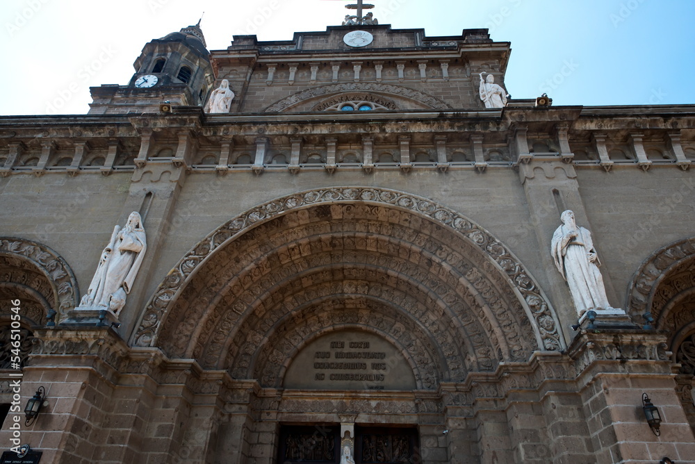 Poster The Manila Cathedral, Manila's Walled City of Intramuros – Wall ...