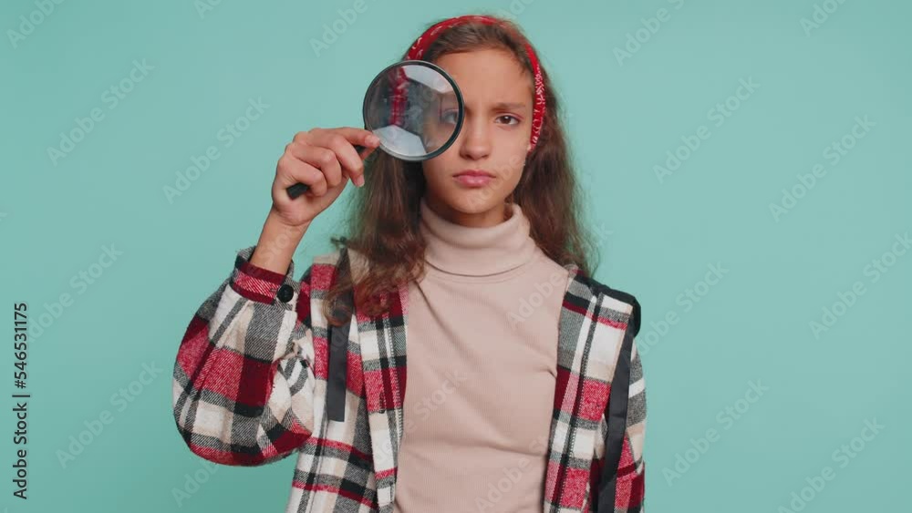 Investigator researcher scientist teenager child girl kid holding ...