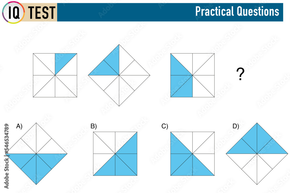 Visual intelligence questions IQ TEST, visual intelligence questions ...
